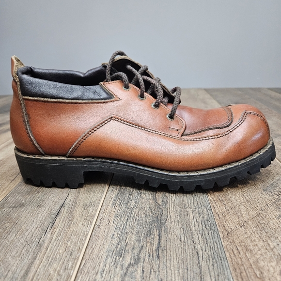 Vibram | Shoes | Vibram Depose Montagna Bloc Shoes Men 5n Brown Leather ...